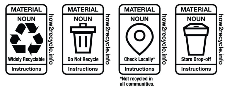 How2Recycle Unveils New Design for Store Drop-off Label